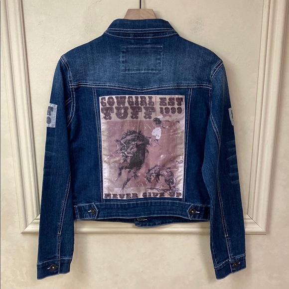 Cowgirl Tuff | Jackets & Coats | Cowgirl Tuff Denim Jacket With Graphic ...